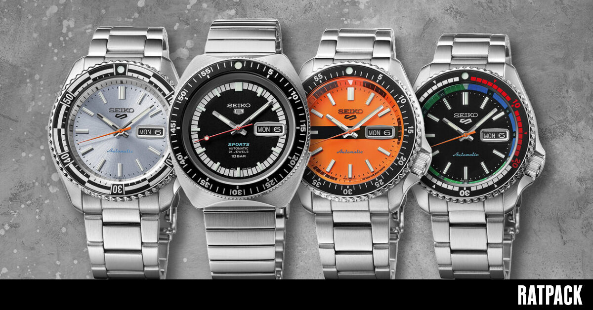 4 νέα Seiko 5 Sports έρχονται να μας θυμίσουν την πρώτη σειρά του ‘60 - RatPack.gr