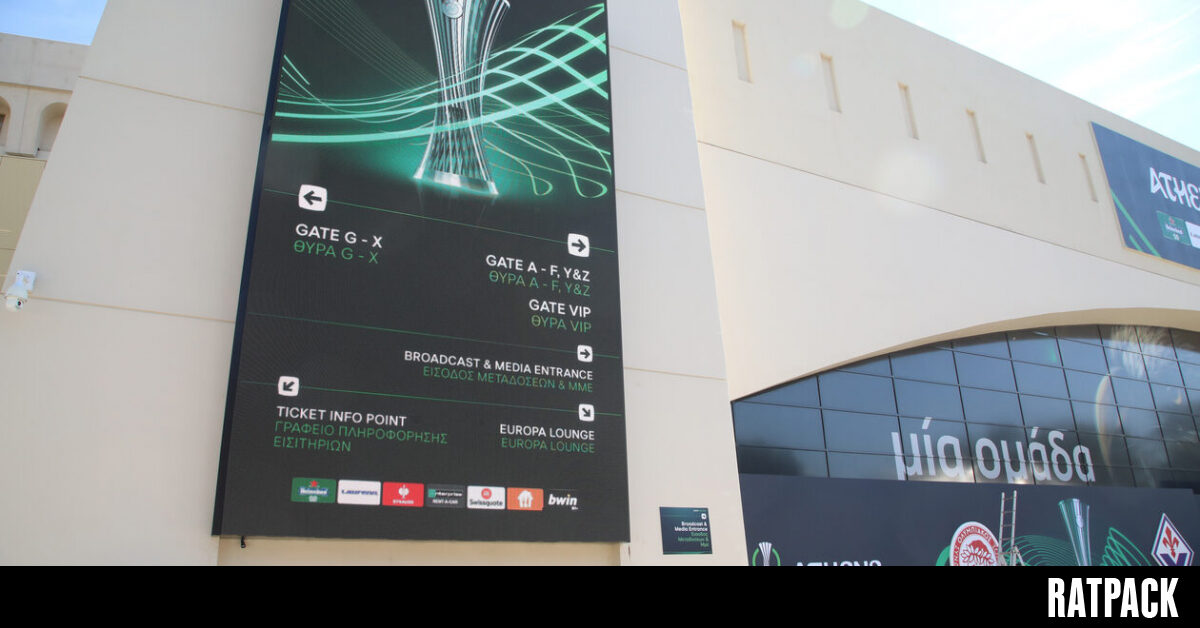 Το «photoshop» της OPAP Arena για τον τελικό του Conference League - RatPack.gr